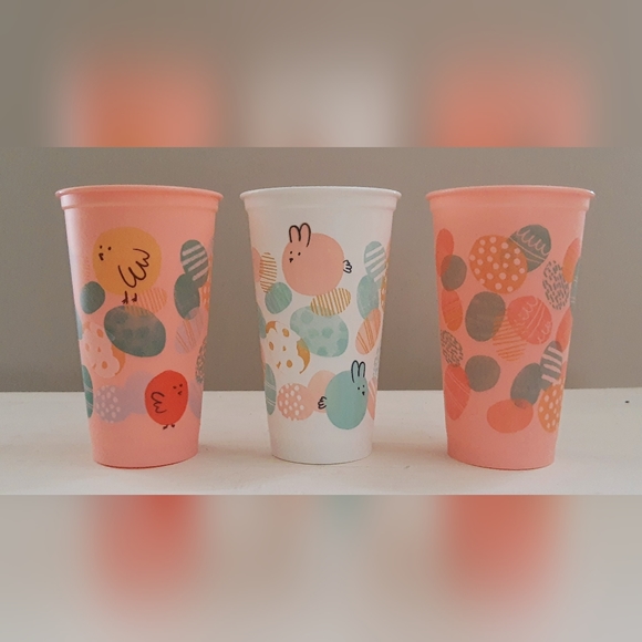 Starbucks | Dining | Starbucks Set Of 3 Spring 220 Hot Cups | Poshmark